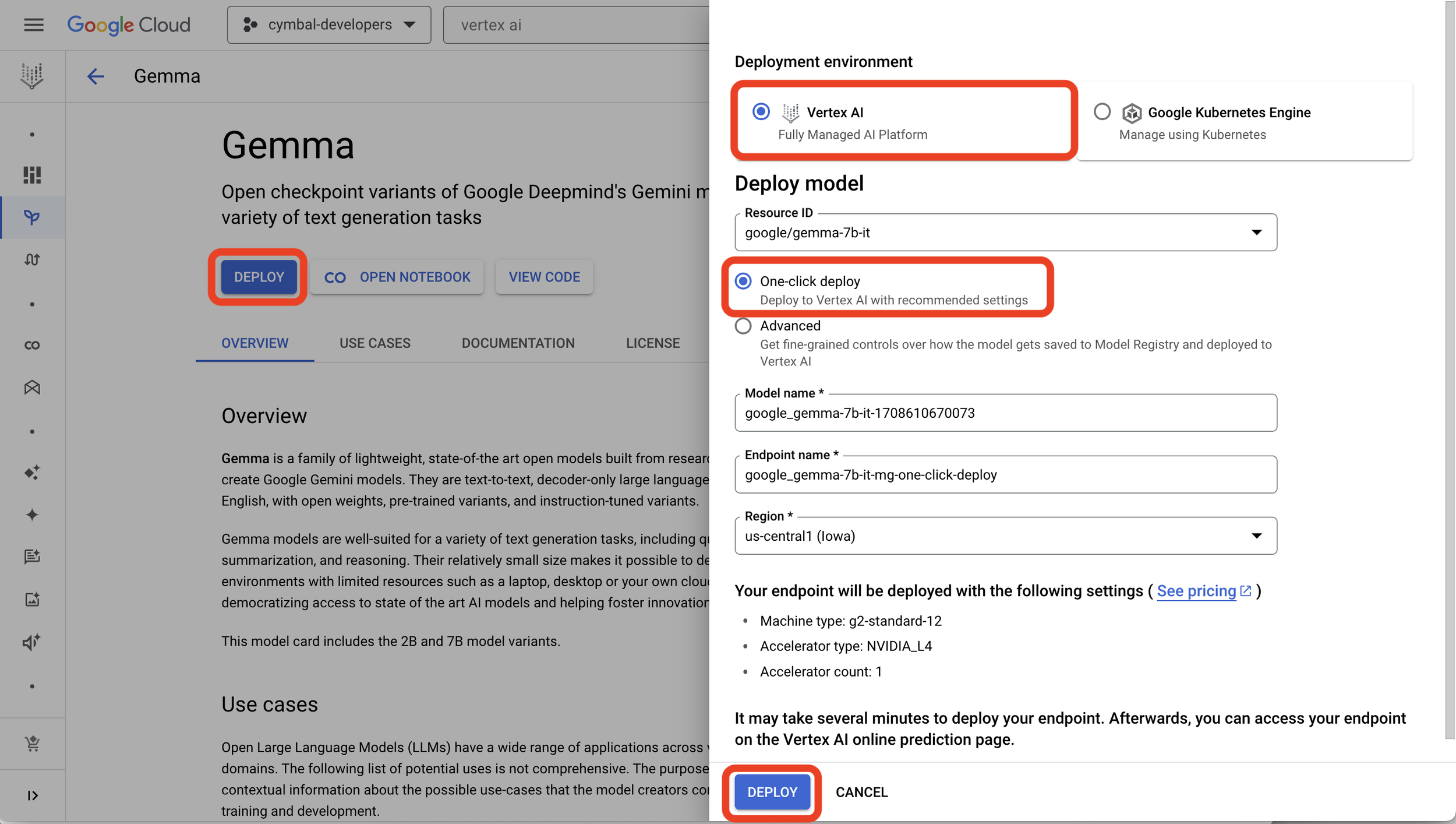 How to use Gemma models in Google Cloud? — The Cloud Girl